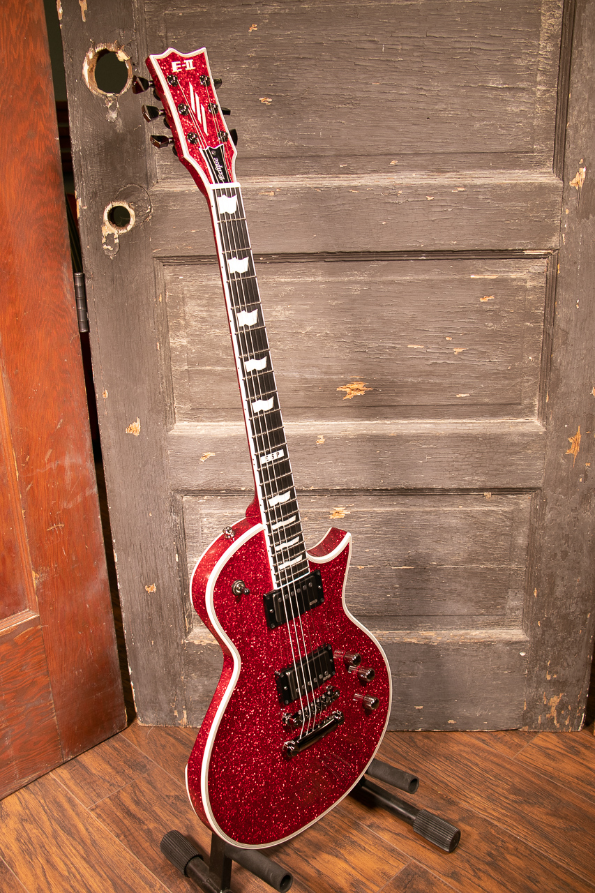 ESP E-II Eclipse DB Red Sparkle Electric Guitar at No Limit Guitar Co