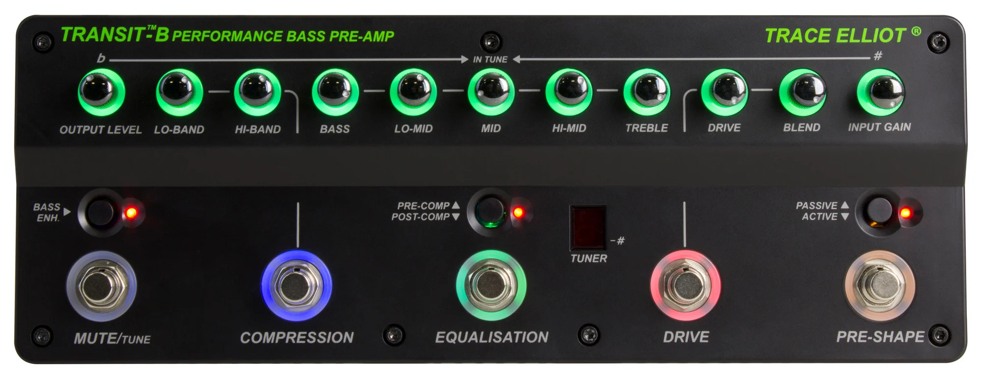 Trace Elliot Transit-B Performance Bass Pre-Amp at No Limit Guitar Co.