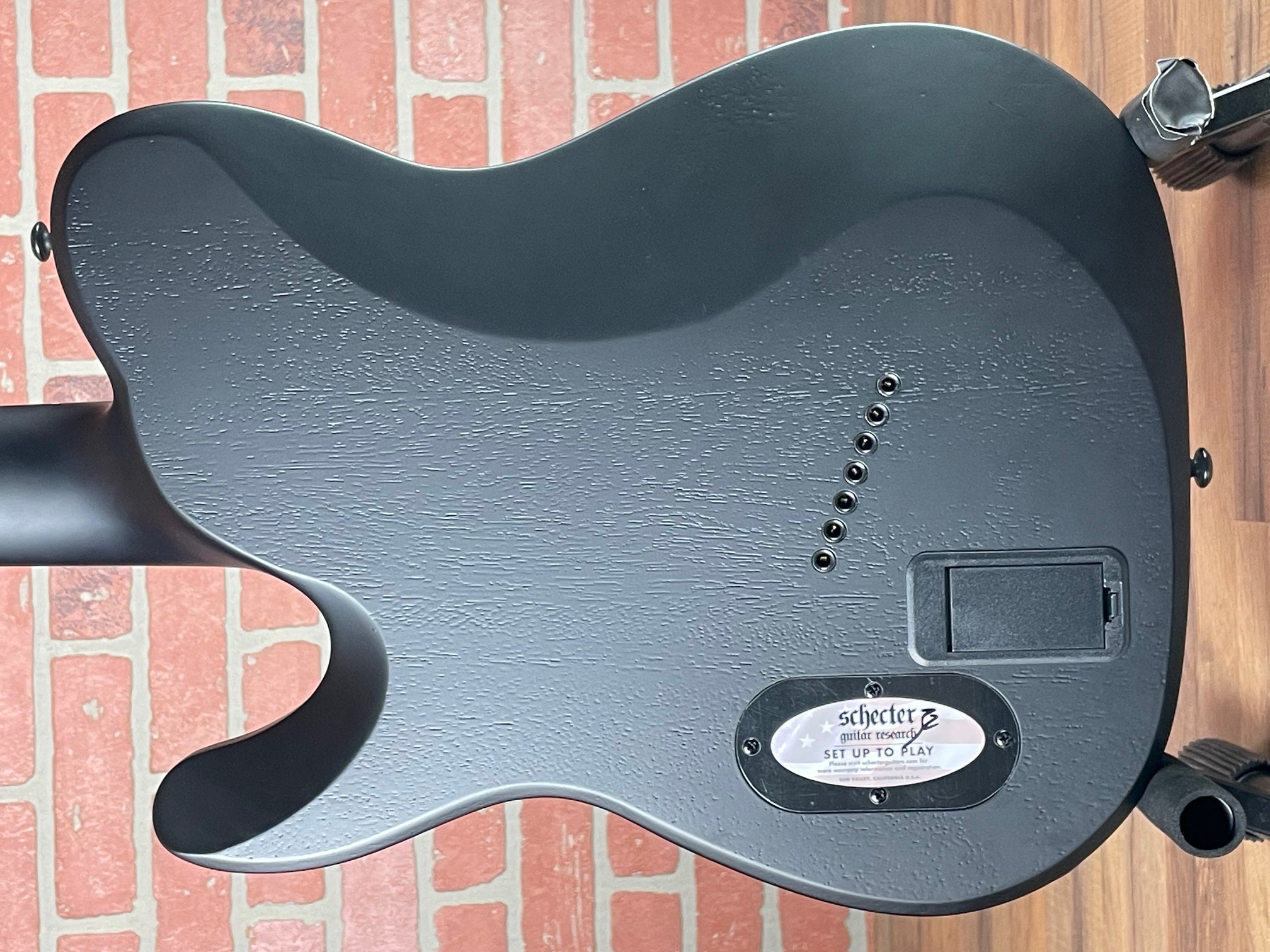 Schecter PT-7 MS Black Ops Electric Guitar - Black at No Limit Guitar Co.
