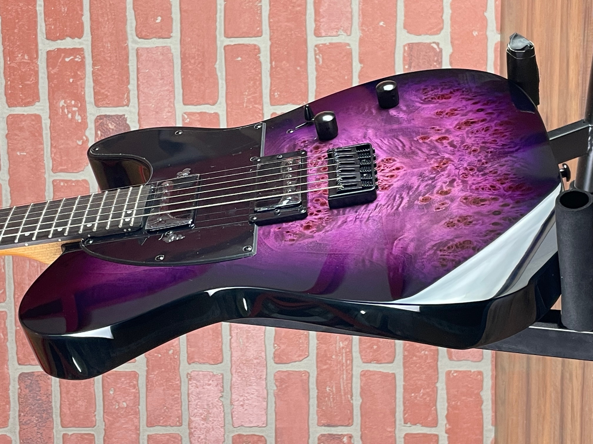 ESP LTD TE-200DX Electric Guitar - Purple Burst at No Limit Guitar Co.