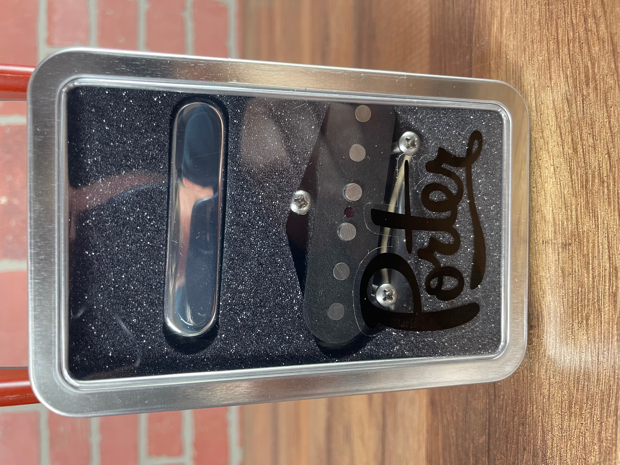 Porter Pickups Custom Tele Pickup Set - Chrome at No Limit Guitar Co.