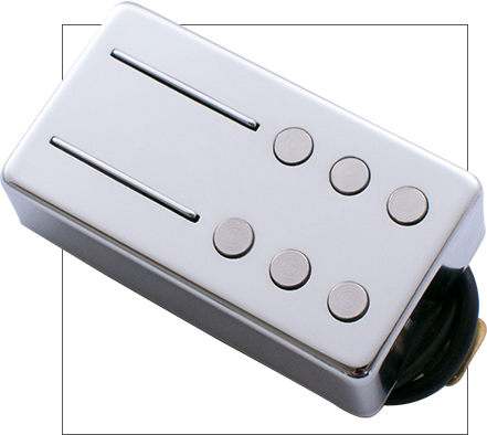 Railhammer Chisel Bridge Pickup - Chrome at No Limit Guitar Co.
