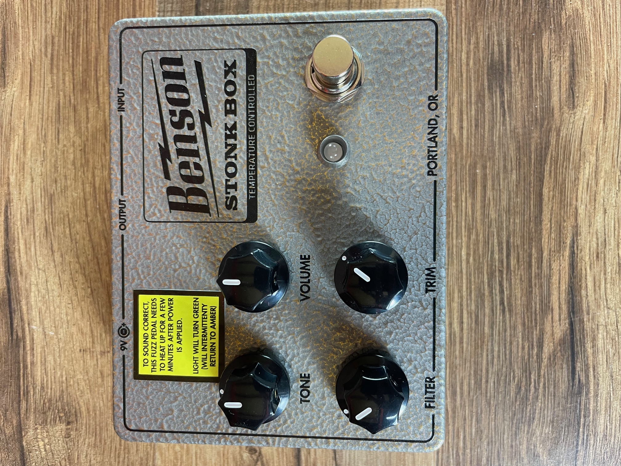 Benson Amps Stonk Box Fuzz Pedal at No Limit Guitar Co.