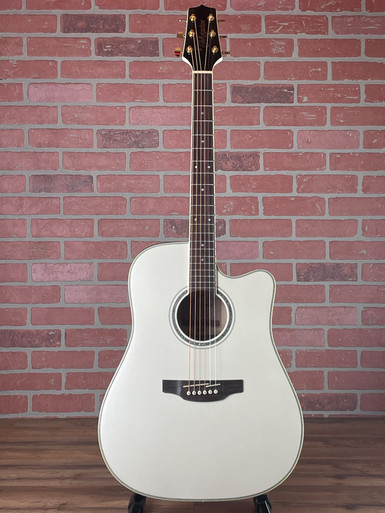 Shop Takamine GD37CE PW Pearl White Acoustic-Electric | No Limit Guitar Co