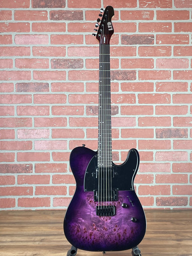 ESP LTD TE-200DX Electric Guitar - Purple Burst at No Limit Guitar Co.