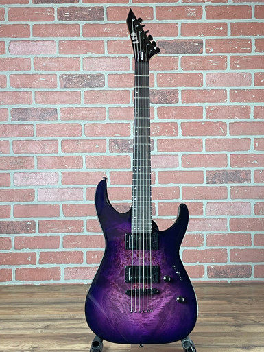 ESP LTD M-200DX Electric Guitar - Purple Burst at No Limit Guitar Co.