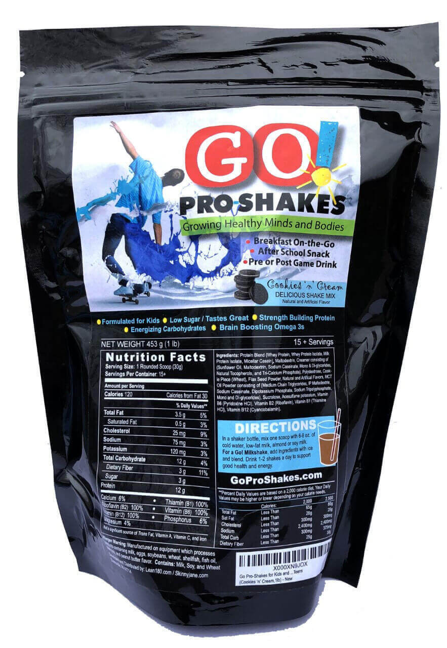 Go! Pro-Shakes, Great Tasting Protein Nutrition Shake for Kids and Teens