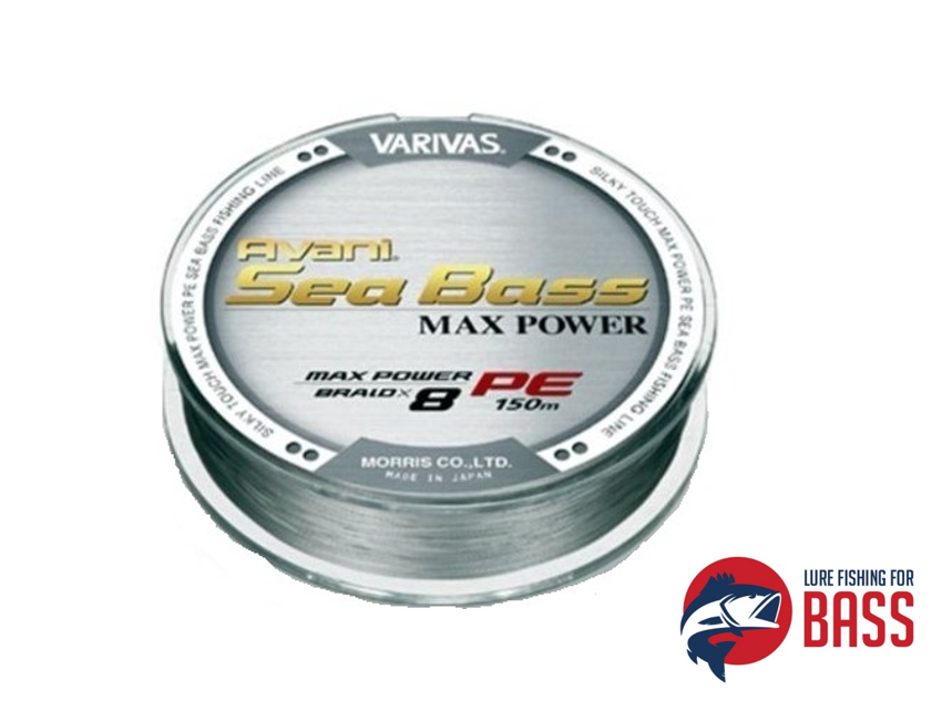 Varivas Avani Sea Bass Max Power X8 20LB 1.0PE (Stealth Grey) - Lure ...