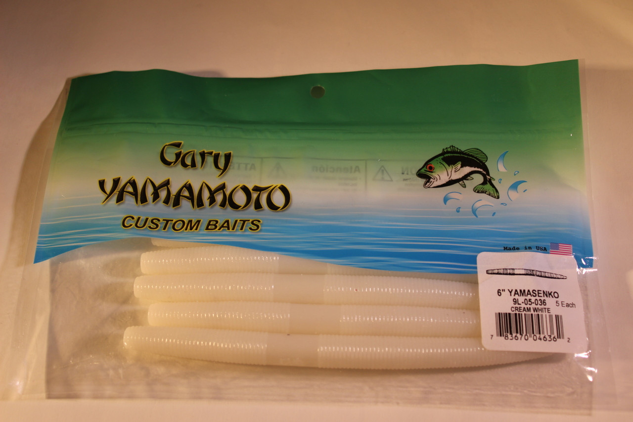 Gary Yamamoto 6 inch Senko White