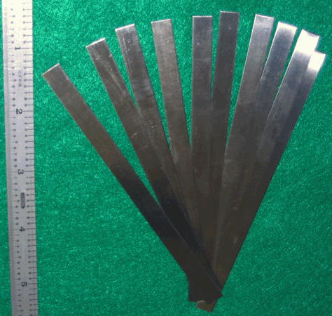 10-Piece Raw Blanks- 0.018 SS X 6 inches - ThinkPeterson.com
