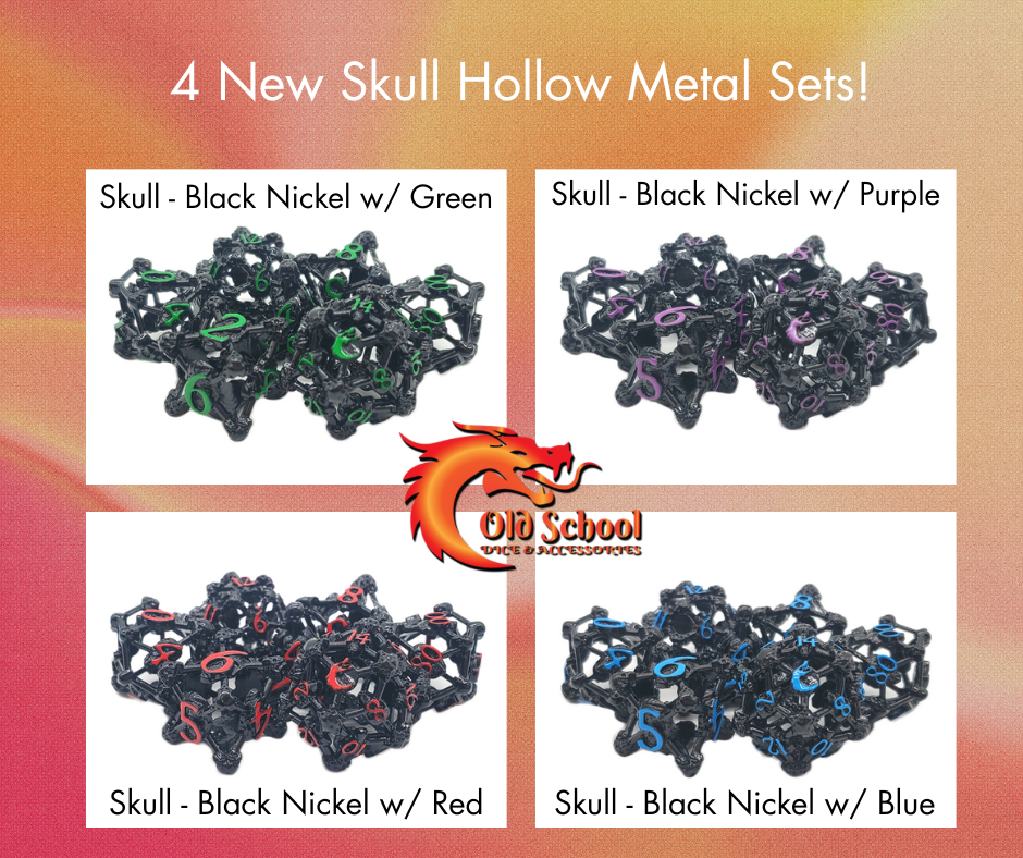 Our 11 Newest Dice Sets! - Old School Dice & Accessories