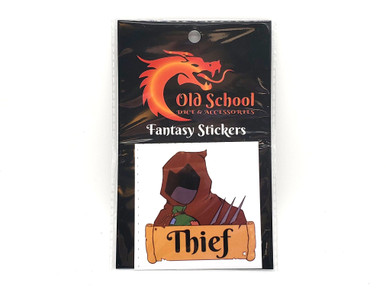 Old School Dice: Fantasy Stickers - Thief - Old School Dice & Accessories