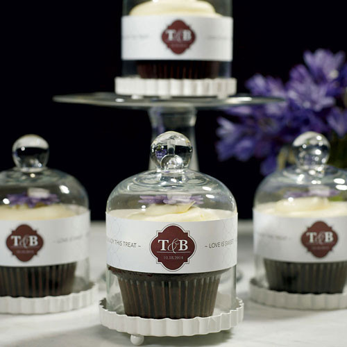 Mini Glass Bell Jar - Cupcake Cloche - Cupcake Stand