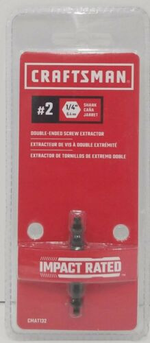 Craftsman CMAT132 Double-Ended Screw Extractor, #2 - Hartmann Variety