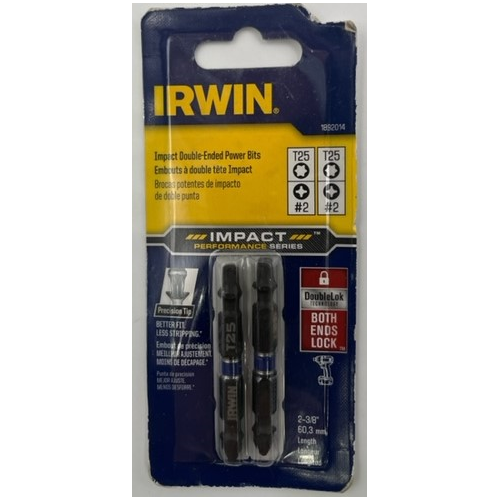 Irwin 1892014 Double End Torx T25 x #2 Phillips Impact Power Insert ...