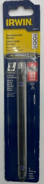 Irwin 1892039 Torx Impact Power Insert Bit Doulbe End T40 x 6 inch - 1 ...