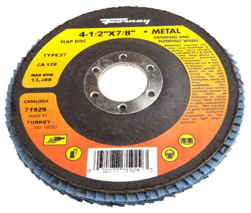 Discover the Hartmann Variety Tool: Forney 71928 Flap Disc, Type 27 ...