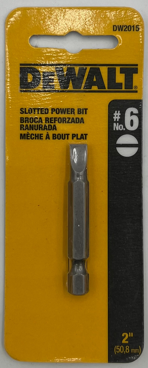 Discover the Hartmann Variety Tool: DeWalt DW2015 Power Bit, #6 Drive ...