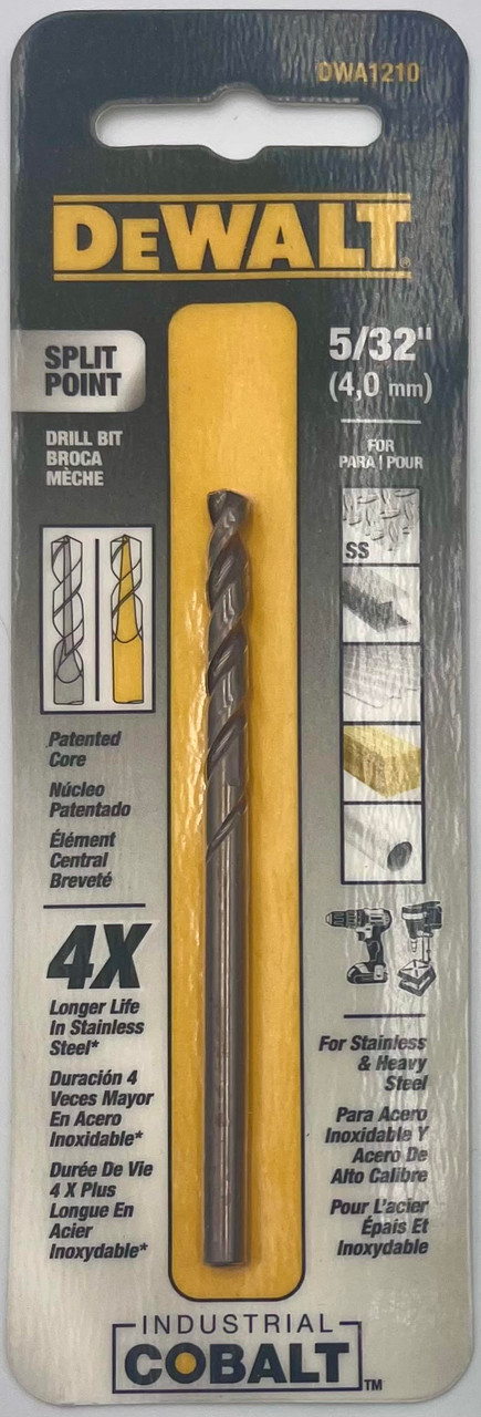Discover the Hartmann Variety Tool: DeWalt DWA1210 Split Point Cobalt ...