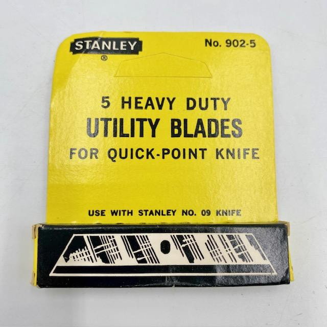 Vintage Stanley 11-902 Heavy Duty Utility Blades For Quick-Point Knife ...