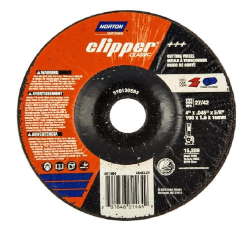 Discover the Hartmann Variety Tool: Norton Clipper Cut-Off Wheel 4"X ...