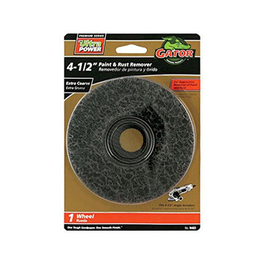 Gator Grit Paint & Rust Remover 4-1/2 " Fits All 4-1/2 " Angle Grinders ...