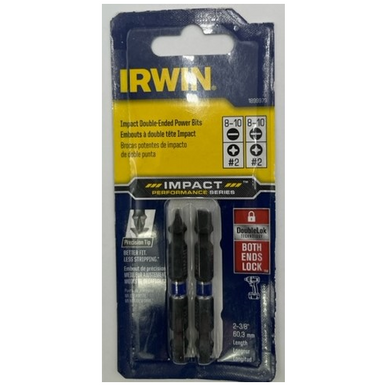 Irwin 1899979 Double End #8-10 Slotted x #2 Phillips Impact Power ...