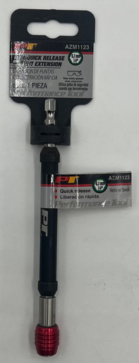 Performance Tool 1/4" x 6" Quick Release Bit Extension - Hartmann Variety
