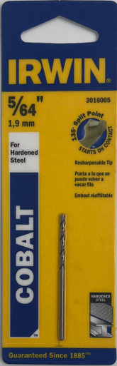 Discover the Hartmann Variety Tool: Irwin 3016005 Cobalt Drill Bit 5/64 ...
