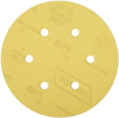 Norton #01634, 25-PK Hook and Sand Universal Vac Hole Abrasive Disc ...