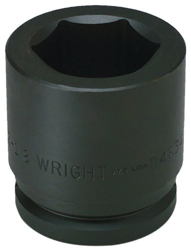 Wright Tool 84827 1-11/16-Inch 6 Point Standard Impact Socket with 1-1/ ...