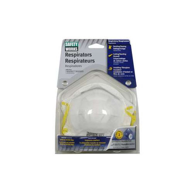 2-Pack Safety Works Particulate Respirator 00817633 - Size Universal ...