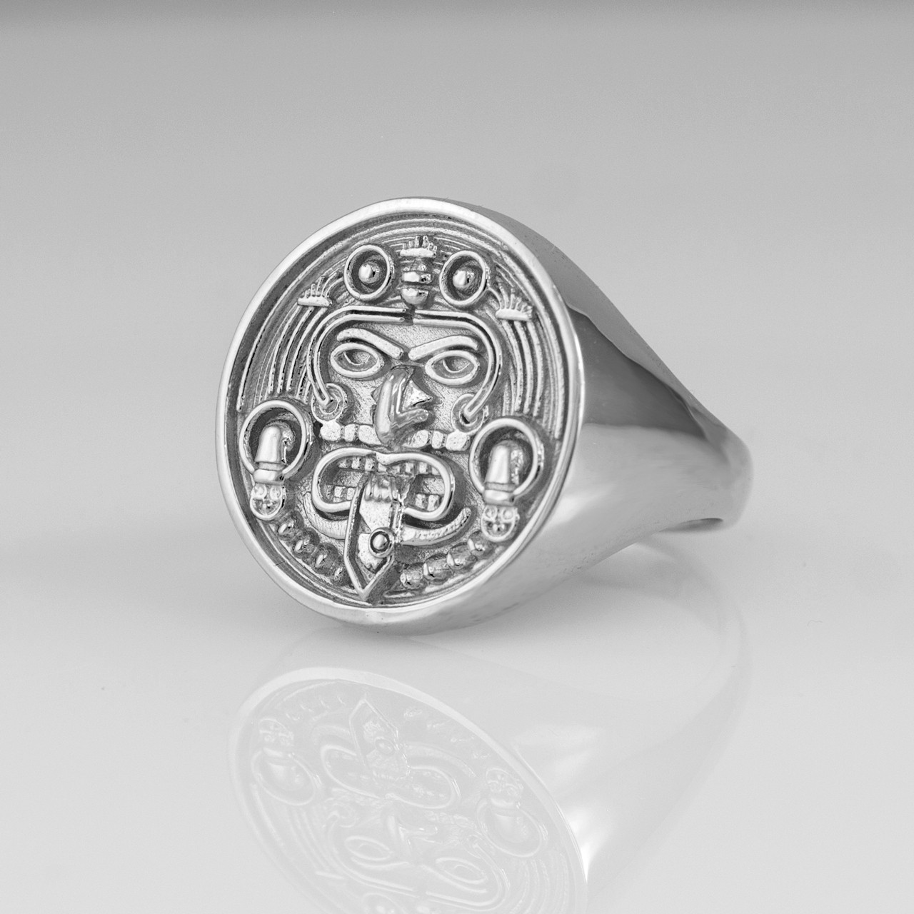 Sterling Silver Aztec Mayan Sun Ring - Discover the Rich History of ...