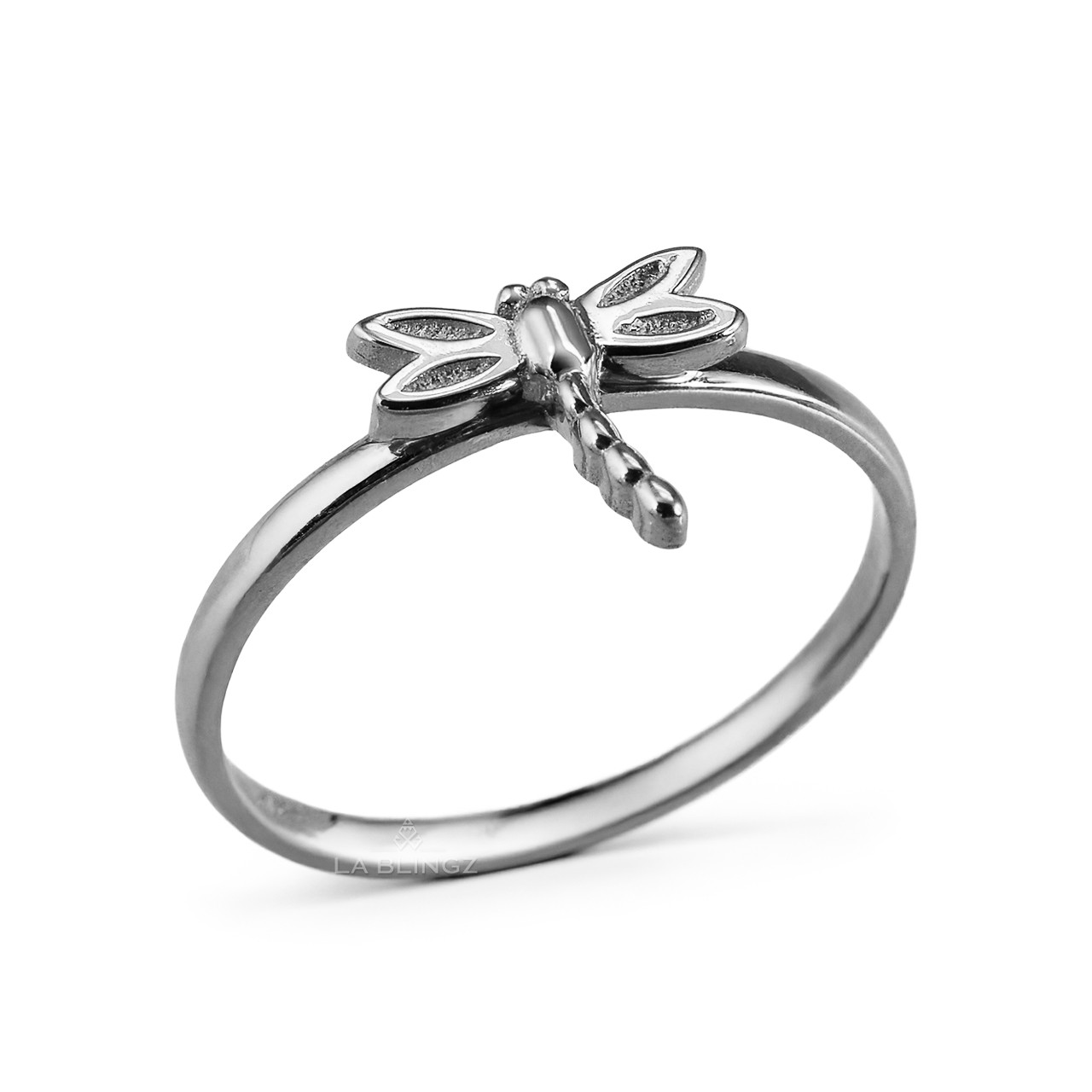 Sterling Silver Dragonfly Ring for Women | Dainty Nature-Inspired Jewelry