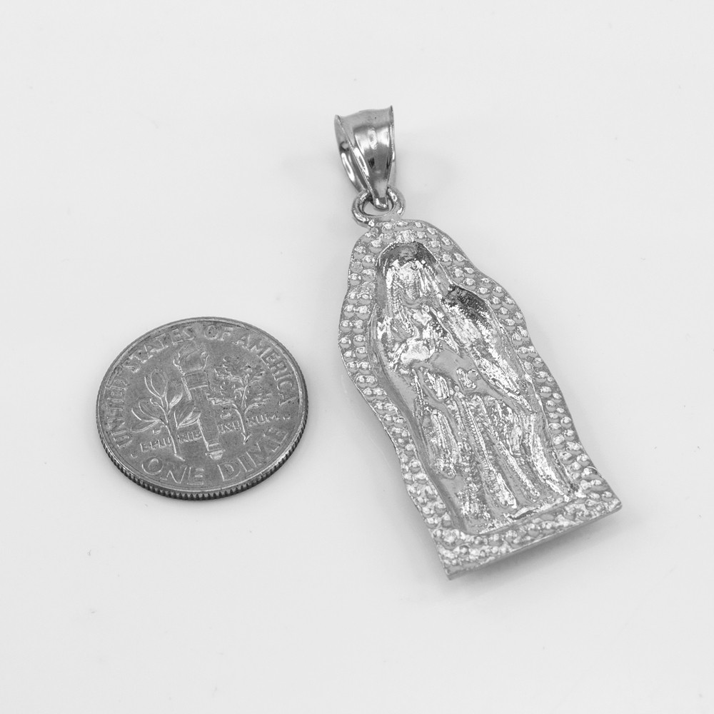 Sterling Silver Virgin Mary Small Pendant