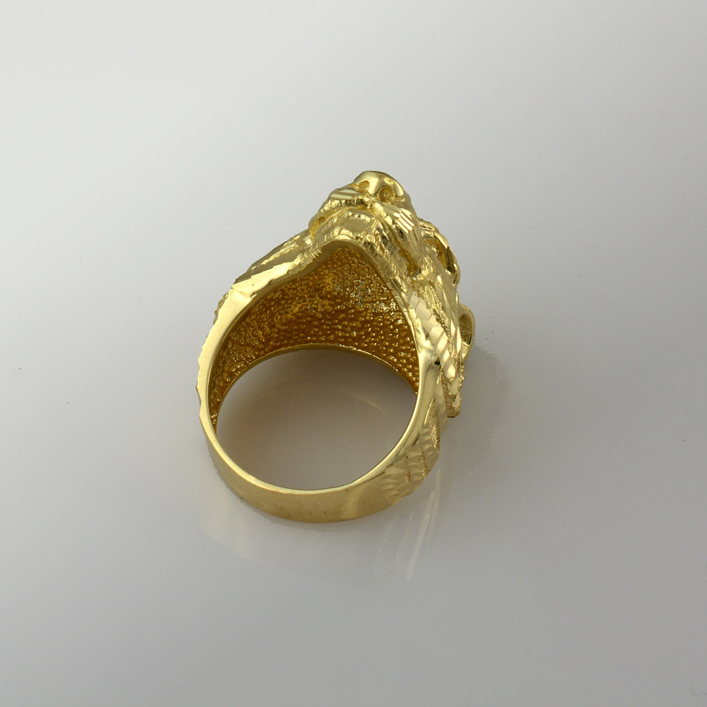 Mens DC Gold Tiger Ring
