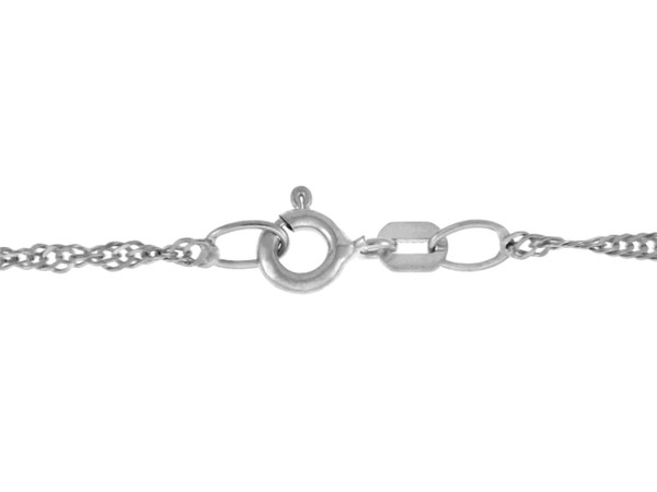 White Gold Singapore Chain