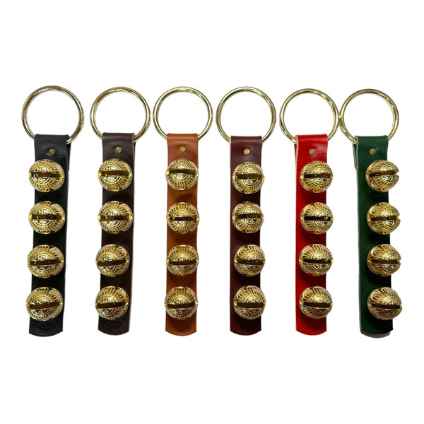 TRADITIONAL STRAP BELLS - #4 Size Bells - 4 bells on Strap - New ...