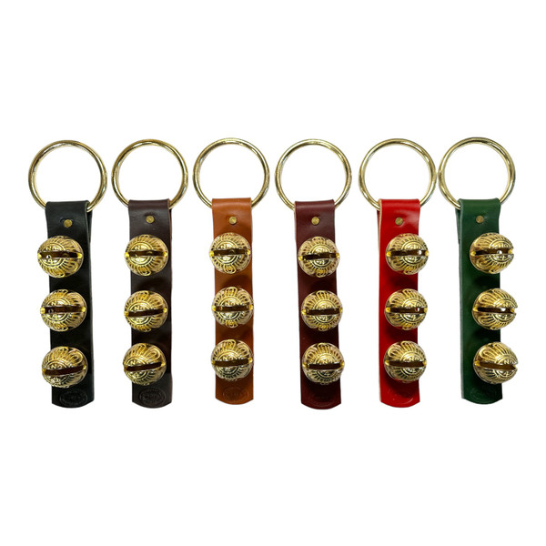 TRADITIONAL STRAP BELLS - #4 Size Bells - 3 bells on Strap - New ...