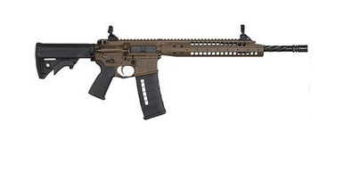 LWRC SIX8-A5 6.8mm SPC Rifle with Patriot Brown Cerakote Finish and ...