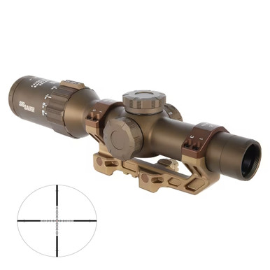 SIG SAUER Tango 6T 1-6x24 Flat Dark Earth Rifle Scope with SVPS Kit and ...