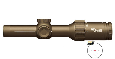 SIG SAUER Tango 6T 1-6x24 FDE Rifle Scope with Horseshoe Dot Reticle ...