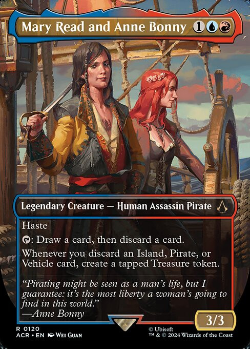 Mary Read and Anne Bonny (ACR) (Foil) (Borderless) (#120) - Magic ...