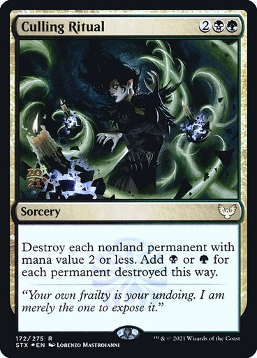 Culling Ritual (PSTX) (Foil) (#172s) - Magic Palace TCG Store