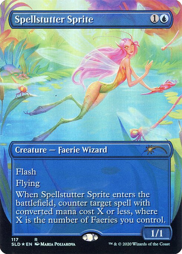 Spellstutter Sprite (SLD) (Foil) (Full Art) (#117) - Magic Palace TCG Store