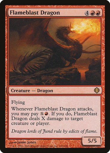 Flameblast Dragon (ALA) (#100) - Magic Palace TCG Store
