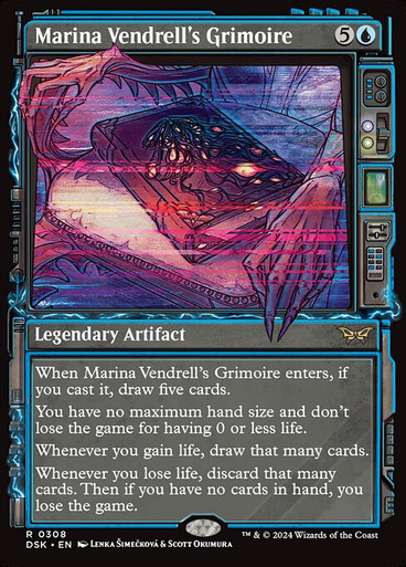 Marina Vendrell's Grimoire (DSK) (Showcase) (#308) - Magic Palace TCG Store