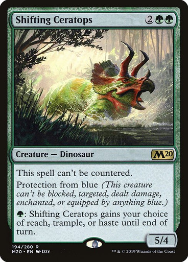 Shifting Ceratops (M20) (#194) - Magic Palace TCG Store