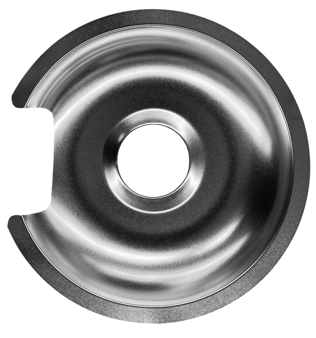 Range Chrome 8" Drip Pan replaces GE, Hotpoint, 8GE, WB32X10013 ...