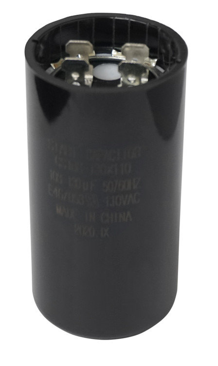 Start Capacitor, Round, 108-130 Mfd., 110 Volt, CS108-130X110